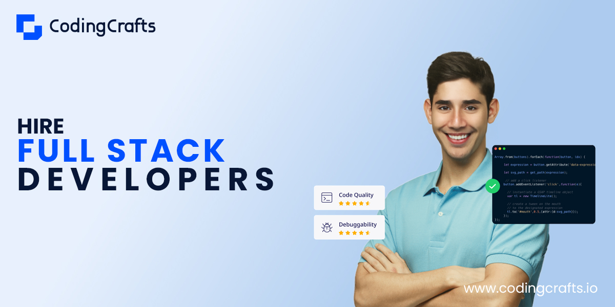 Full Stack Developer for Hire | Coding Crafts